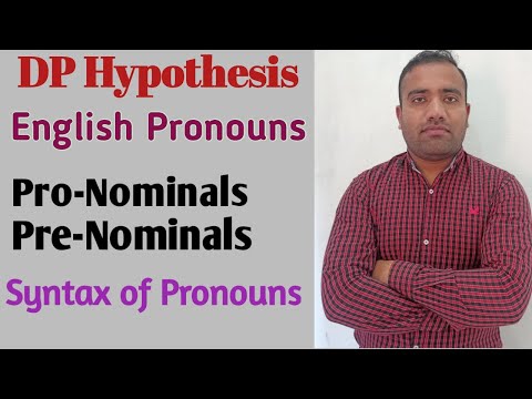 Pro-nominals Pre-nominals ll What are English Pronouns ll Linguistics with Asad Ali