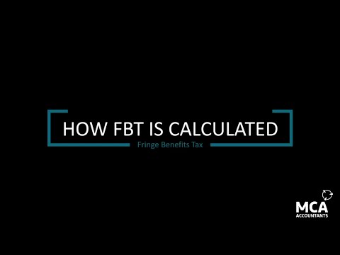 How FBT is Calculated