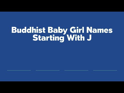 Buddhist Baby Girl Names Starting With J