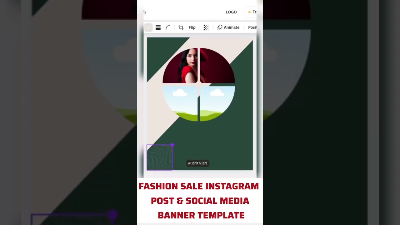 Fashion Sale Instagram Post & Social Media Banner Template..