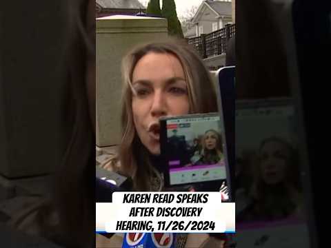Karen Read speaks outside of court: âA fishing expeditionââźď¸