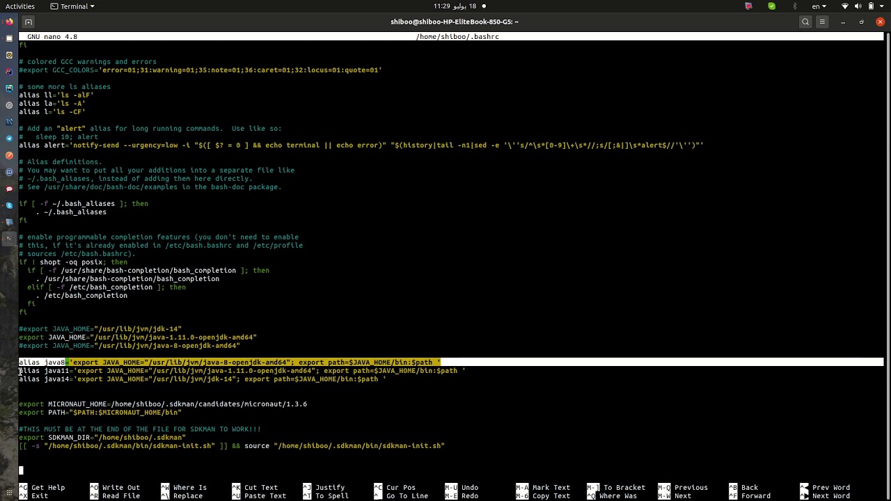 how to change java versions in Ubuntu
