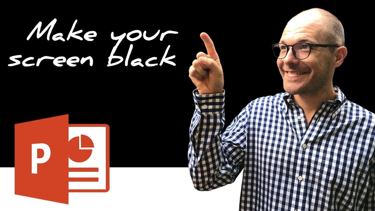 How to turn your Screen Black During A PowerPoint Presentation