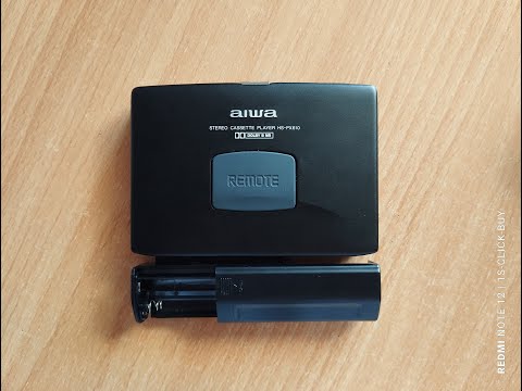 Aiwa walkman Cassette player HS PX 610 black Operation | Reverb