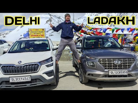 DELHI TO LEH | LADAKH road trip by car in 2023 | full detail video of ladakh roads and it's traffic🙏