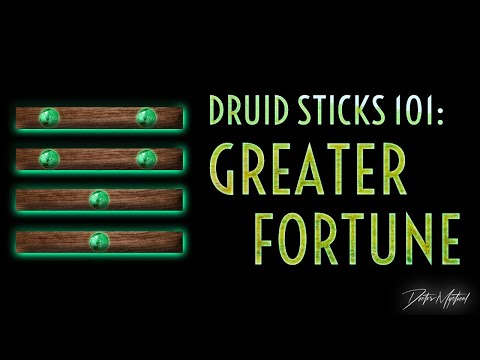 GREATER FORTUNE Meaning | How to Read Druid Sticks | Geomancy Tetragram Meanings