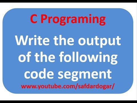Learn 2 Code Output Assignment in C Language Practical - Mind Luster