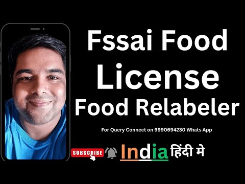 Fssai Food License for food Relabeling business