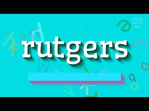 How to say "rutgers"! (High Quality Voices)