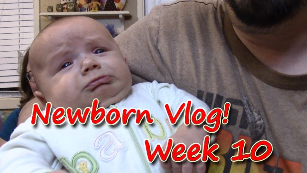 Week 10 Newborn Vlog | Pouty Lip & Pumpkins!