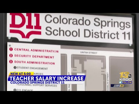 Colorado Springs D11 Board of Education approves salary increase for teachers