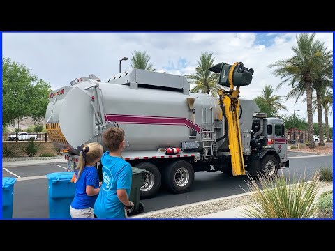 Follow Garbage Trucks With Us! Video For Kids