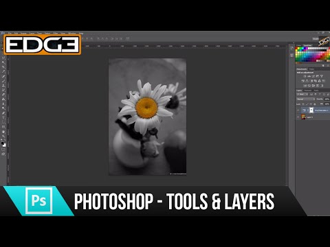 Photoshop CS6 Tutorial for Beginners - Tools and Layers HD