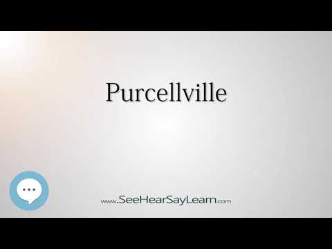 Purcellville (How to Pronounce Cities of the World)????⭐????✅