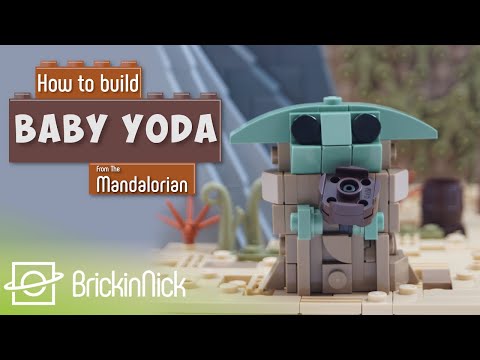 How to build LEGO Baby Yoda | Star Wars MOC Tutorial