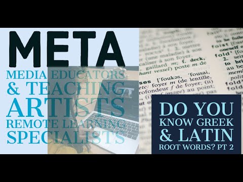 Greek and Latin Root words Part 2