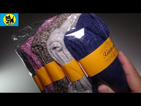 Best Wool Socks 5 Pack-Winter Soft Thick Warm Hiker Boot Crew Socks - Unboxing and first impressions
