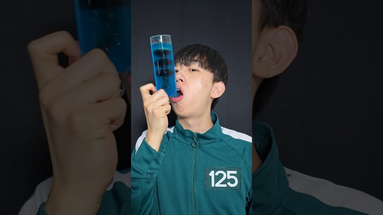 Powerade + Coca Cola🐬🍓🍹#asmr #sleep