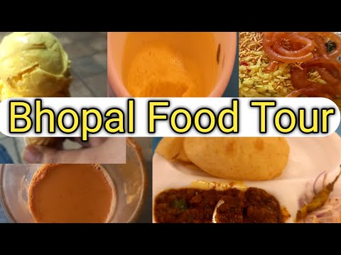 Bhopal Street Food;Poha Jalebi,Chai,Chole Bhature,Ras Malai,Alphonso Ice Cream #bhopal #streetfood