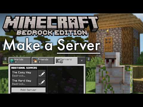 How To Make a Server in Minecraft Bedrock Edition