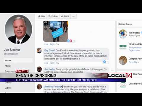 Lawsuit between Batavia man, Ohio state senator over blocking on Facebook settled
