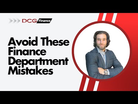 Avoid These Finance Department Mistakes