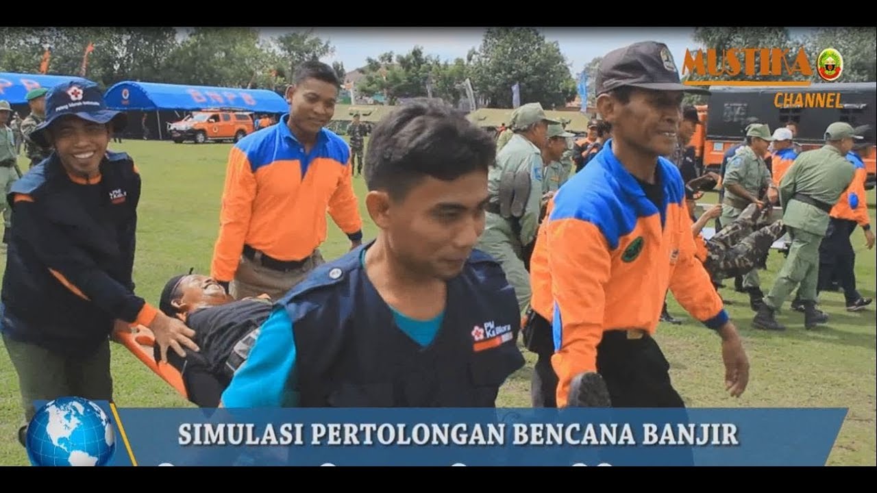 HADAPI PUNCAK MUSIM HUJAN, BUPATI BLORA PIMPIN APEL KESIAPSIAGAAN BENCANA BANJIR