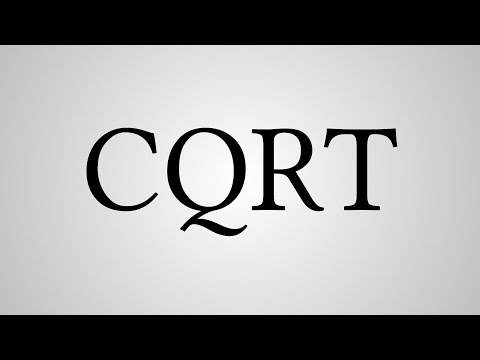 What Does "CQRT" Stand For?