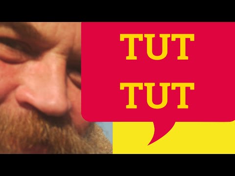 🔵 Tut Tut Meaning - Tut Tut Sound- Define Tut - Tuts Tutting Tutted - British English Pronunciation