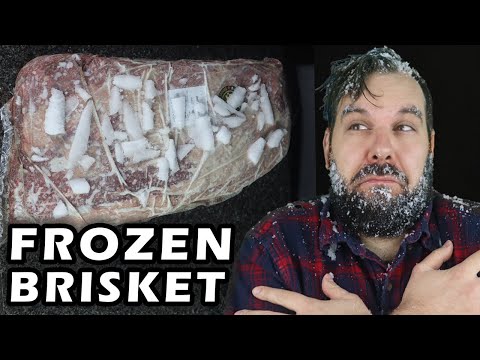 I smoked a FROZEN BRISKET - here's how it turned out