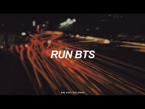 RUN BTS | BTS (방탄소년단) English Lyrics