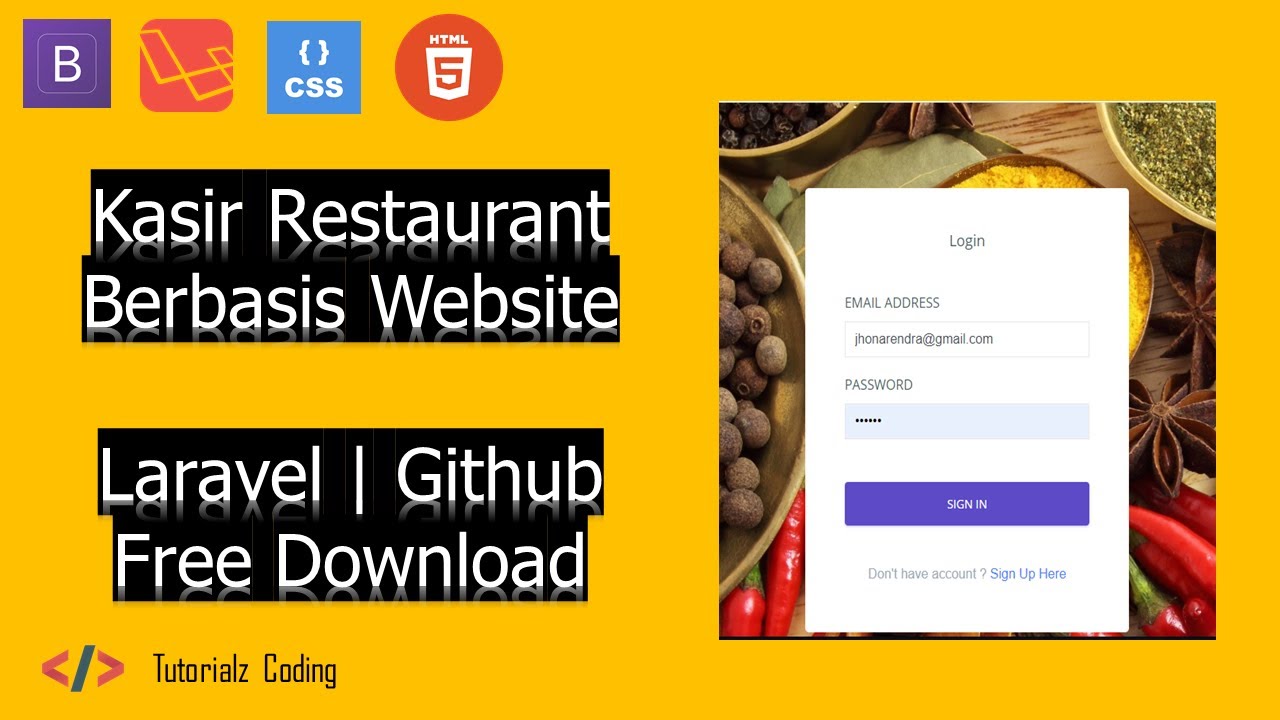 Cara membuat aplikasi Kasir berbasis web Laravel | Github