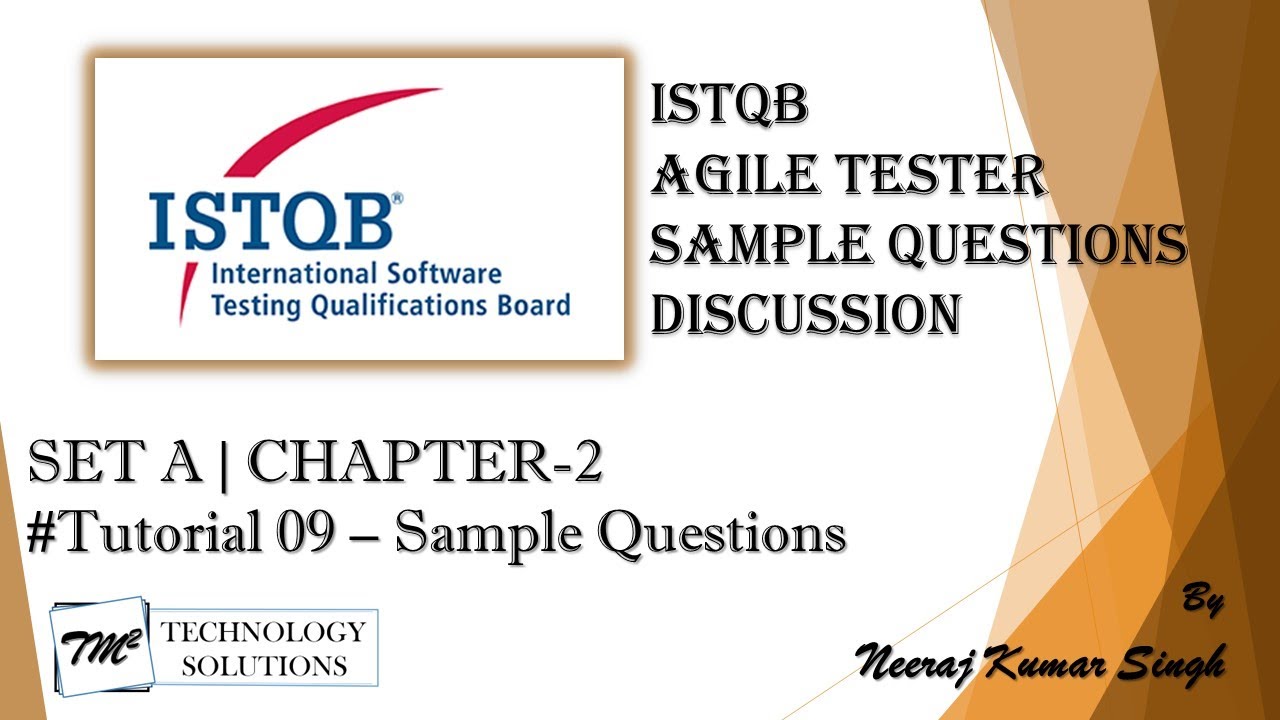 ISTQB Agile Tester Sample Questions | Tutorial 9 | SET A | Chapter 2 | ISTQB Mock Question TM SQUARE