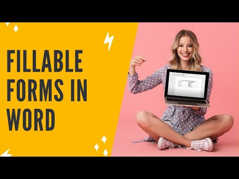 HOW TO CREATE FILLABLE FORMS IN MICROSOFT WORD - Make Fillable Form In Microsoft Word