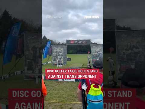 Female disc golfer takes a stand by refusing to compete against a biological male