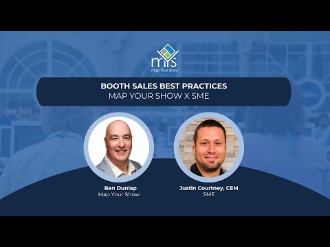 Booth Sales Best Practices, ft. the Society for Mining, Metallurgy & Exploration and Map Your Show