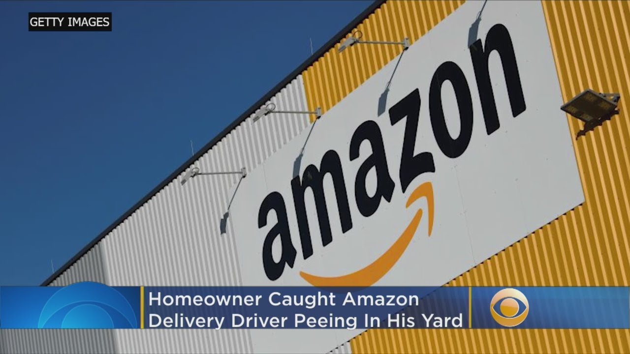 Delivery Driver Caught On Camera Urinating In Resident’s Yard