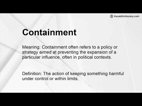 Containment Meaning