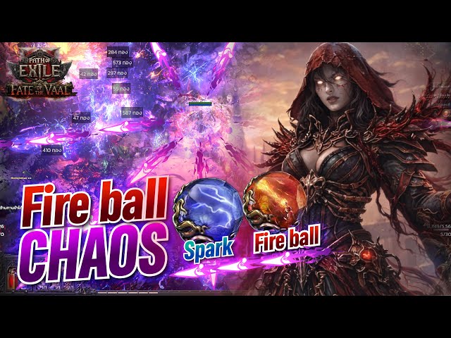 Path of Exile 2 | Blood Mage Spark Fire ball Chaos ฟาร์มวัดแบก5สุดฟิน ...