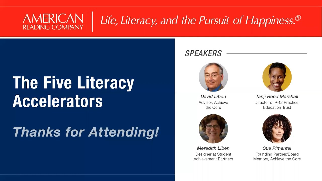 The Five Literacy Accelerators