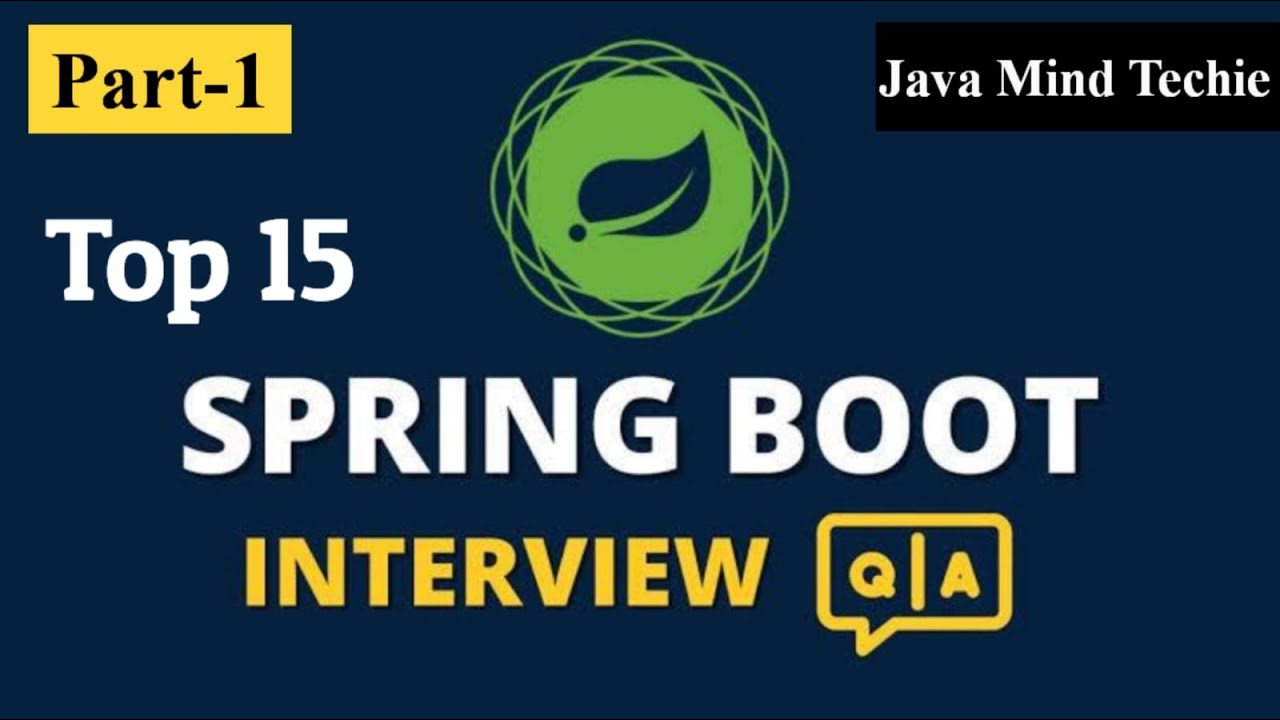 Java Interview Q&A | Top 15 Java Spring Boot Interview Q&A Explanation | Part -1
