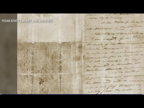 Travis Letter to be on display at Alamo for only the 2nd time ever