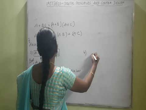 11-Boolean Algebra - Laws and Theorems - Part I
