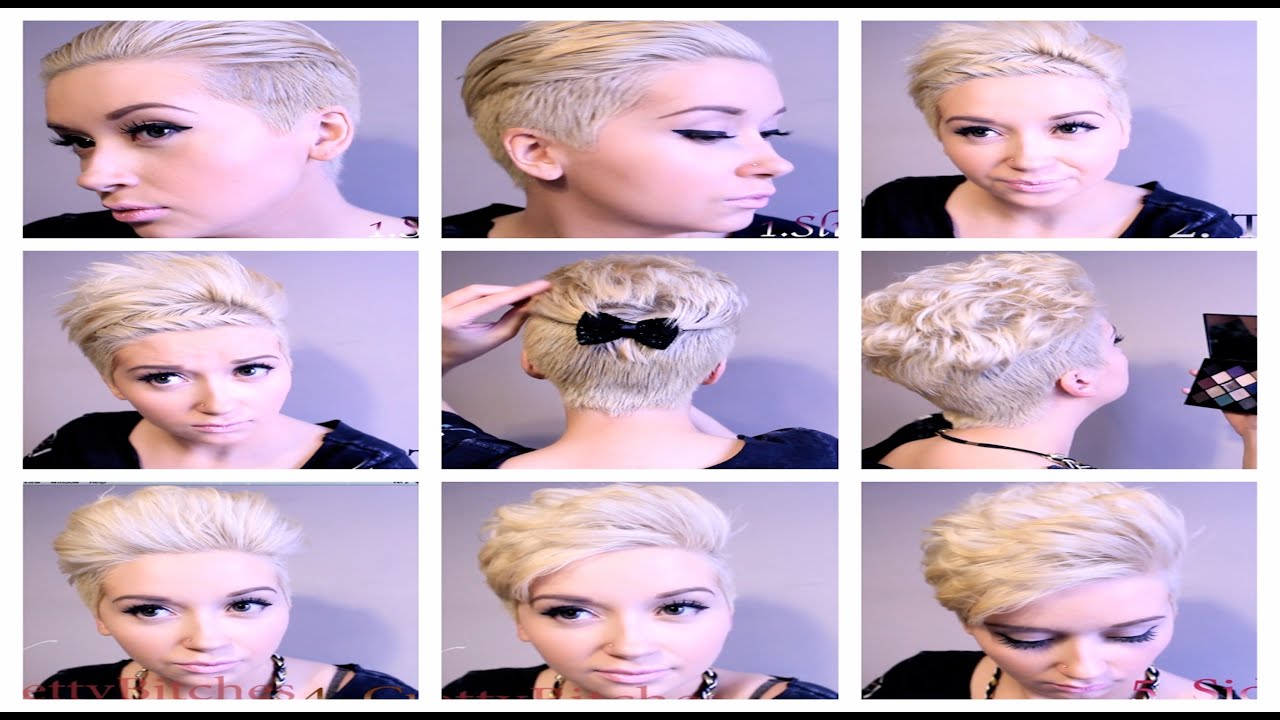 HAIR Tutorial: Pt. 2 ROCKING 5 Different Pixie Hairstyles