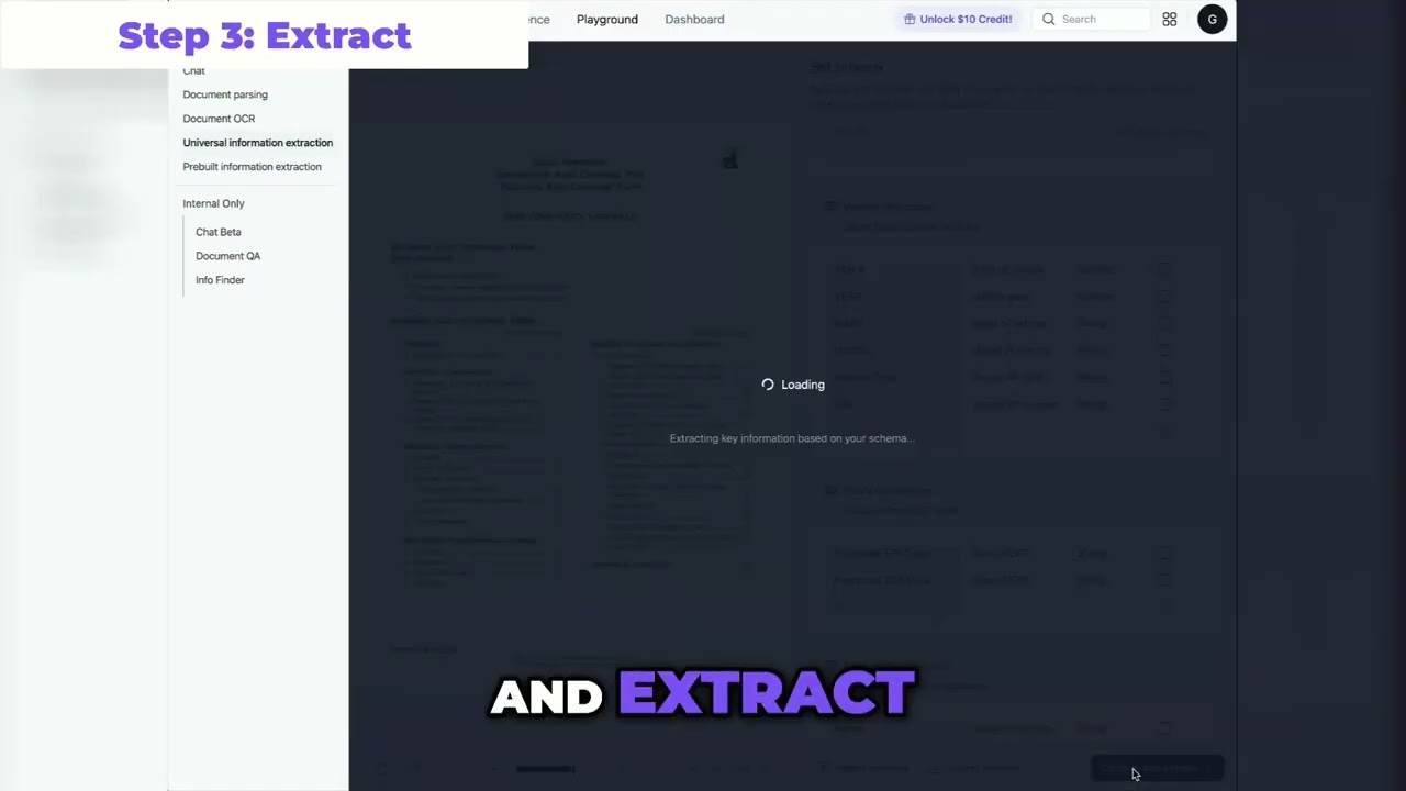 Extract data from documents with Information Extract | Upstage