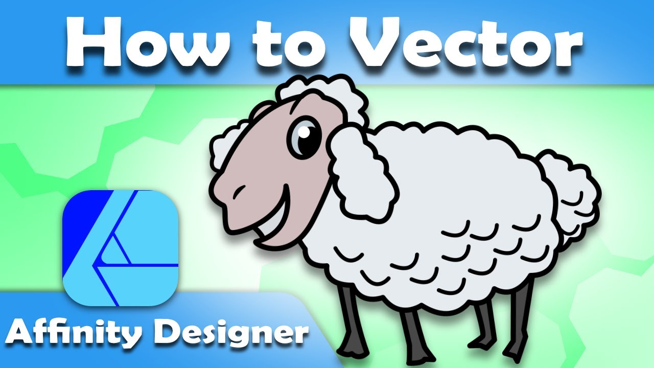 How to Vector a Cartoon Sheep in Affinity Designer