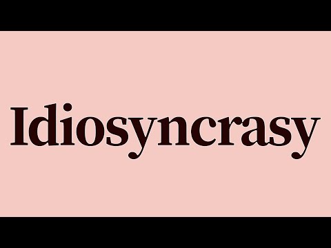 Idiosyncrasy Meaning and Definition