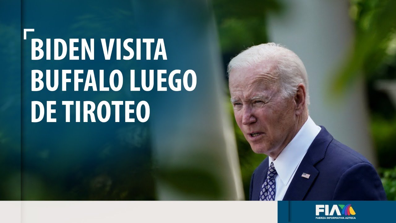 Joe Biden visita monumento de víctimas tras masacre en Buffalo