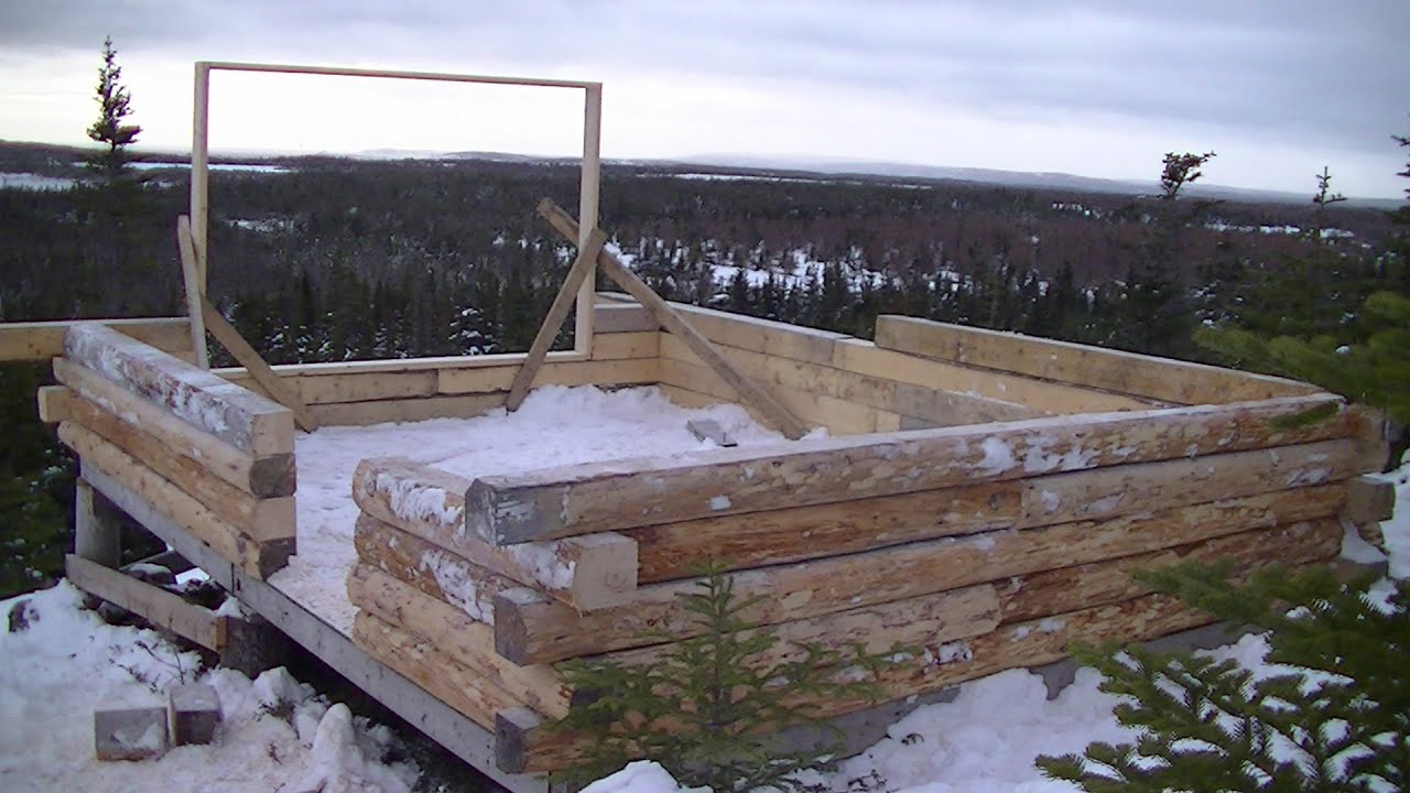 Log Cabin Build - January Progress