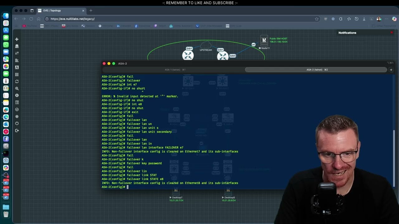 Cisco HA Firewall Setup: Active/Standby Failover